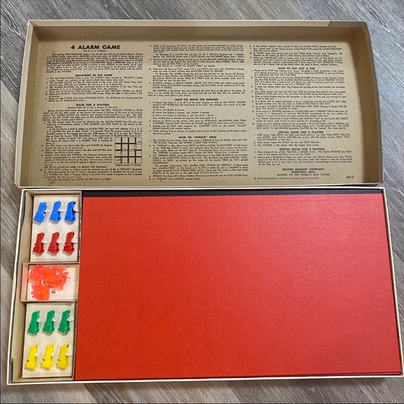 Milton Bradley | Games | Vintage 962 Milton Bradley 4 Alarm Fire ...